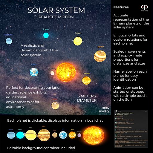 Second Life Marketplace - ::CREATIVE PASSION:: - Solar system